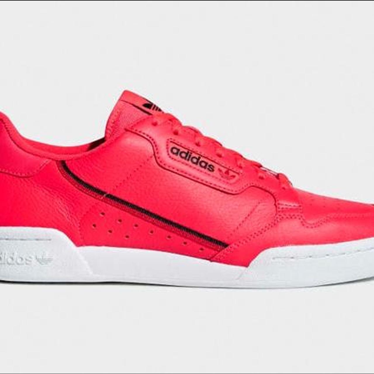 Adidas Women's Red and Pink Trainers | Depop