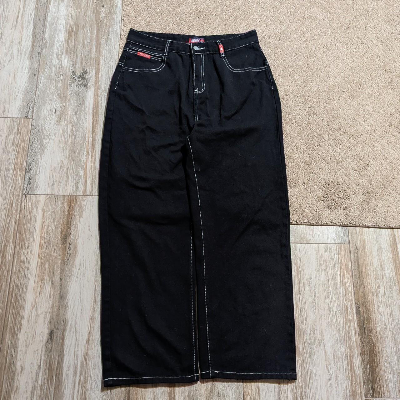 vintage Y2k Jnco flaming crossbone rep jeans still... | Depop