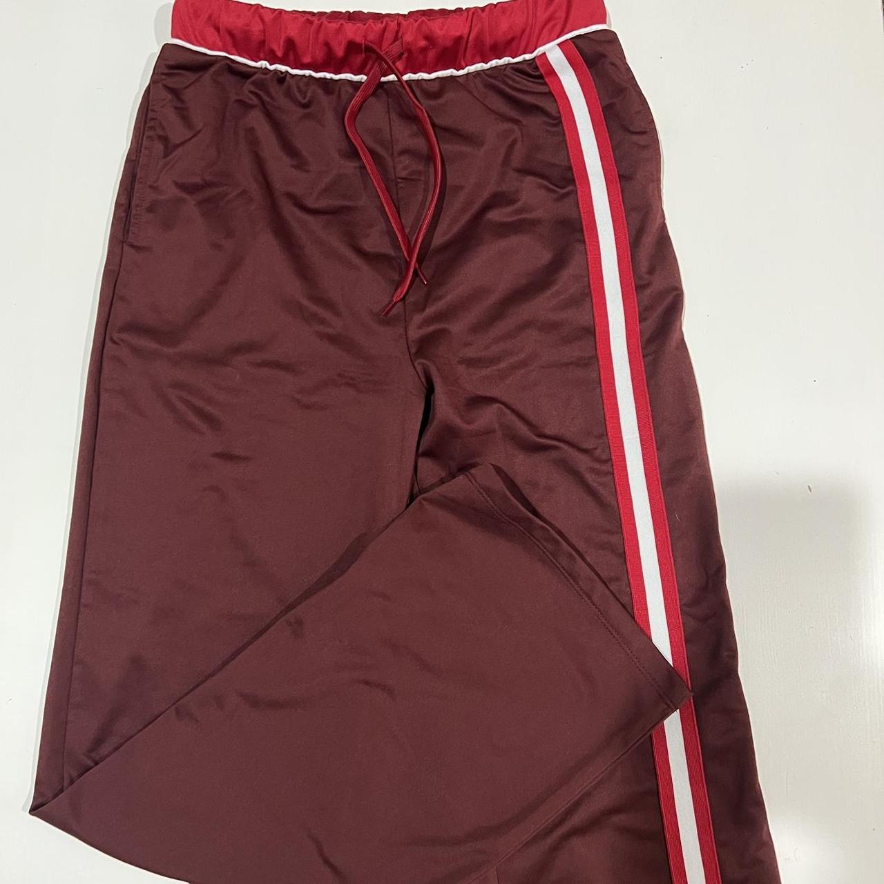Coca-Cola Women's Burgundy and White Joggers-tracksuits | Depop