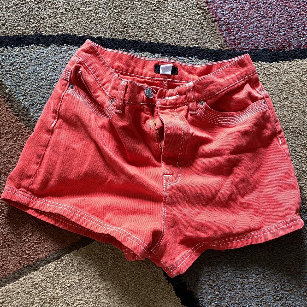 super fun red bdg shorts size 27 - Depop