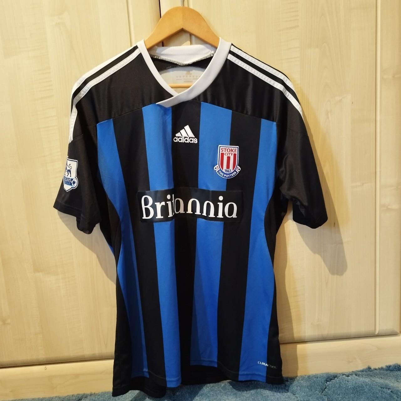 Stoke city adidas away kit 2011. Robert Huth... - Depop