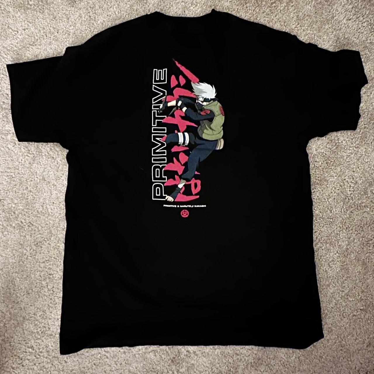 Primitive x Naruto kakashi collab shirt No... - Depop
