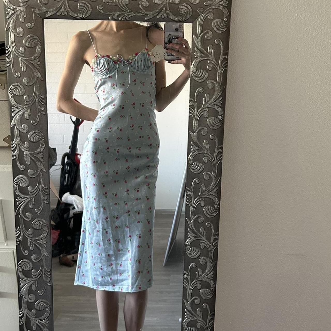 For love and lemons / Victoria’s Secret collab blue... | Depop