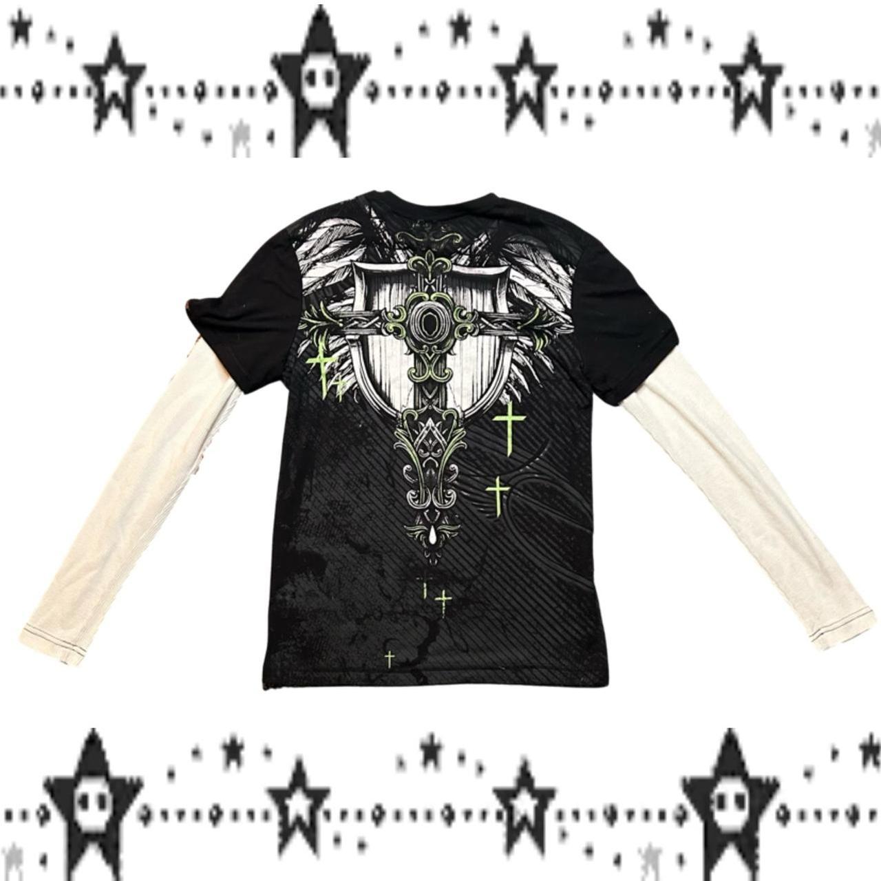 cyber y2k mma elite layered thermal... - Depop