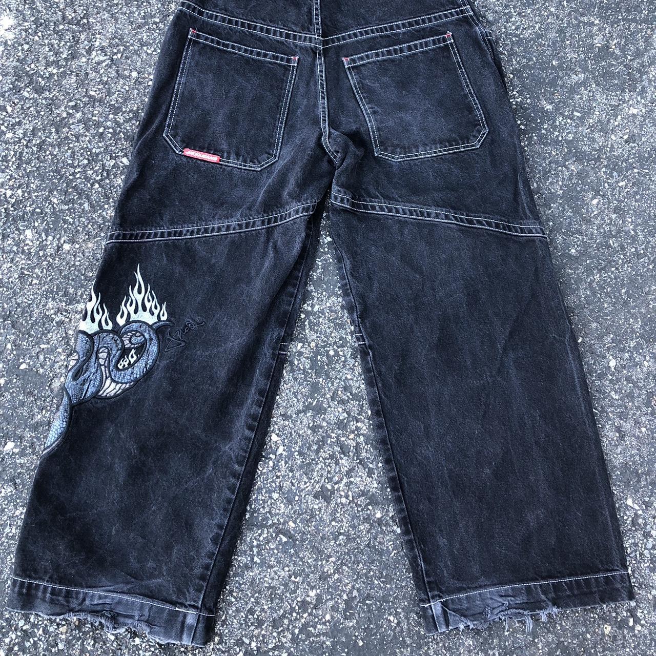 RARE vintage JNCO jeans with hissing snake... - Depop