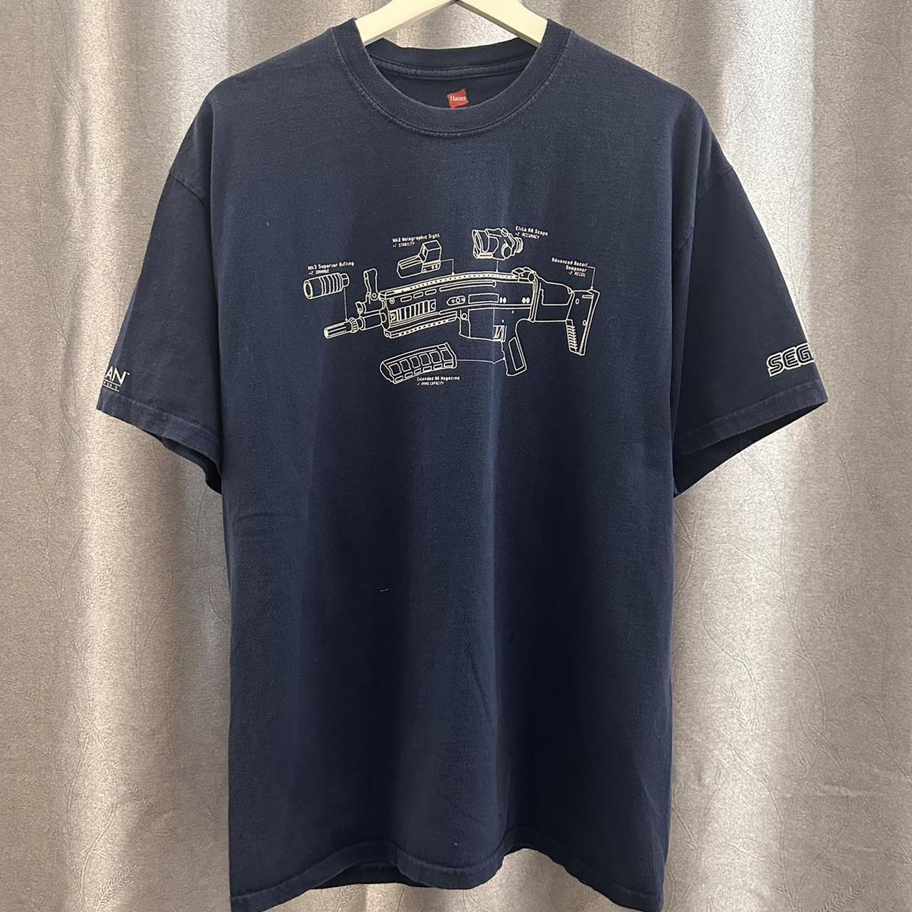 Alpha Protocol Gun Display Graphic Size Large Pit to... - Depop