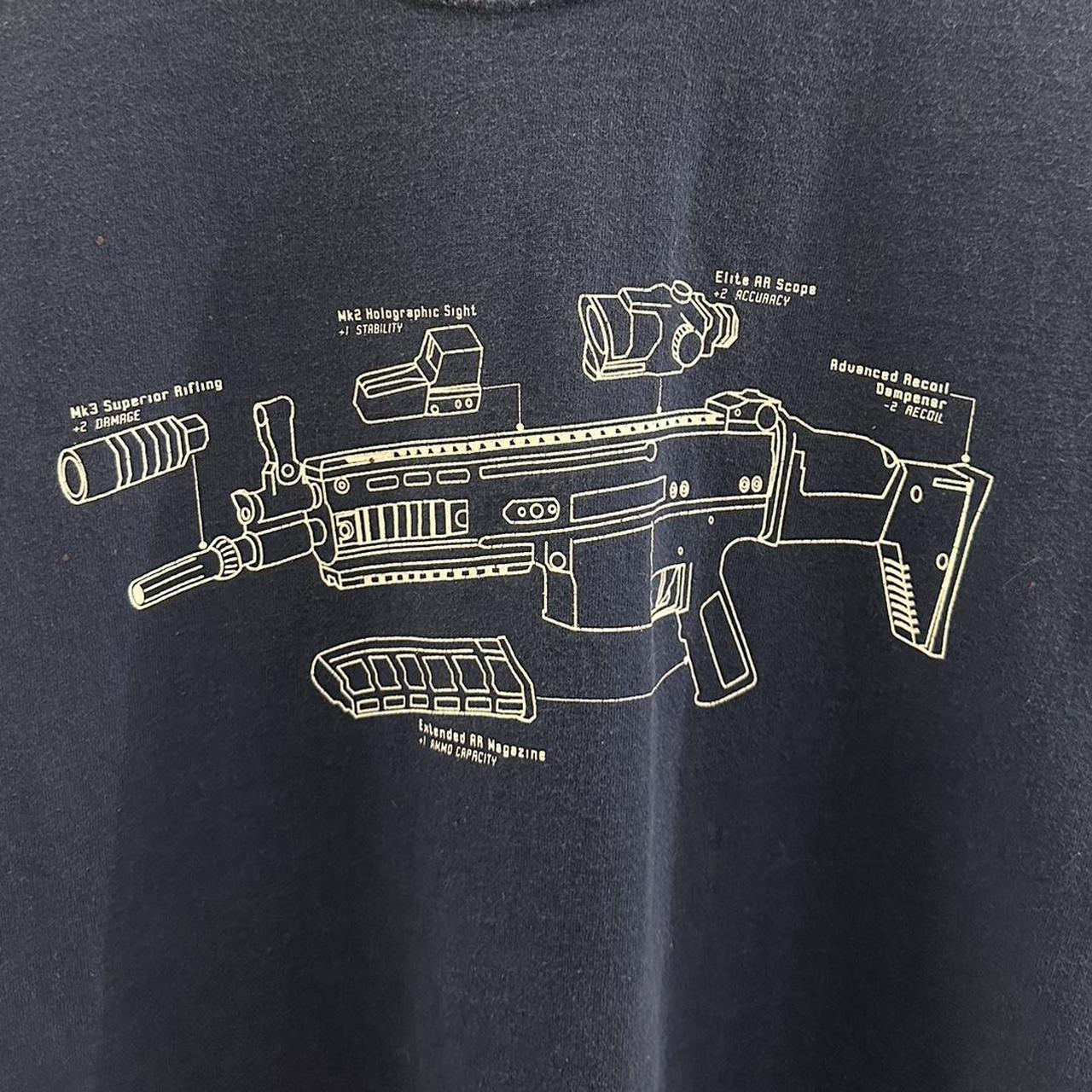 Alpha Protocol Gun Display Graphic Size Large Pit to... - Depop