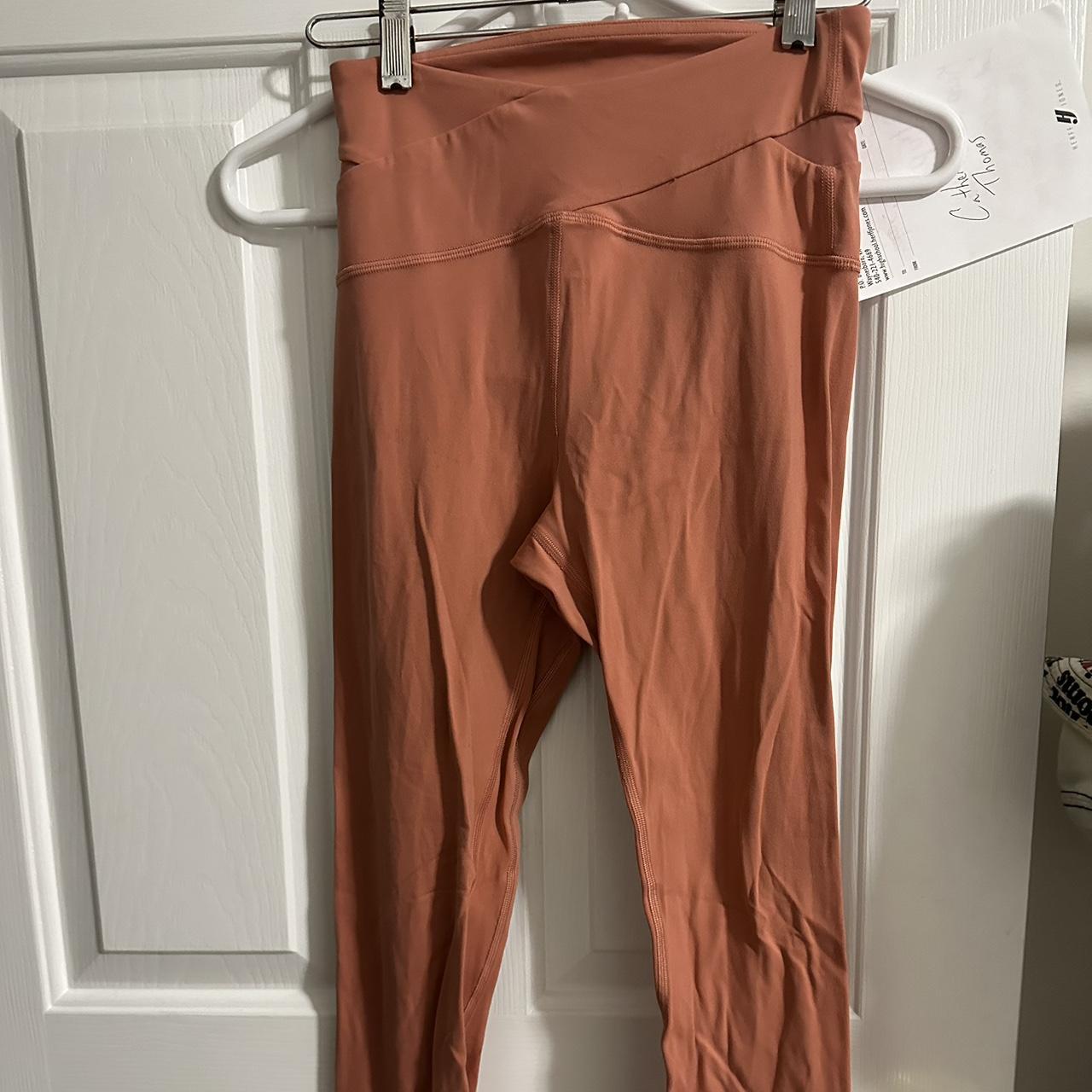 Lululemon leggings They are like a burnt orangey... - Depop