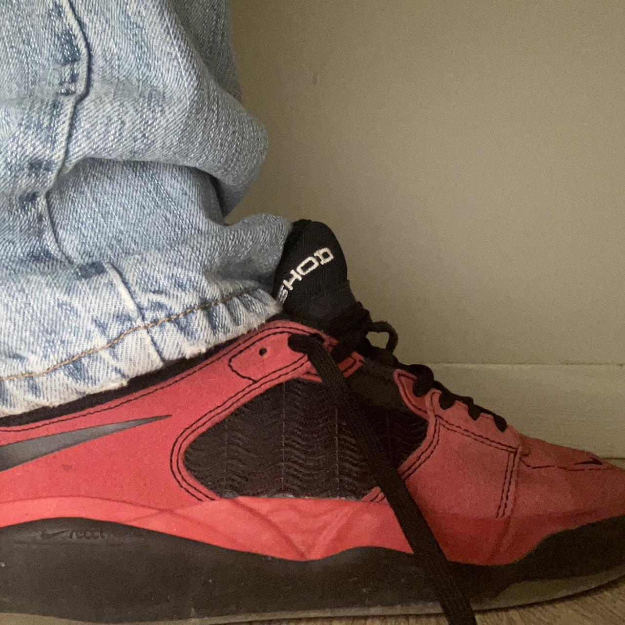 red retro nike sneakers🍷 - Depop