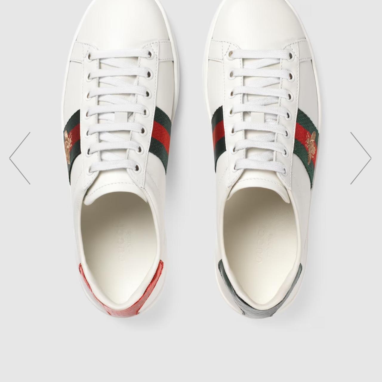 Gucci trainers with bee Gucci sneakers with... - Depop