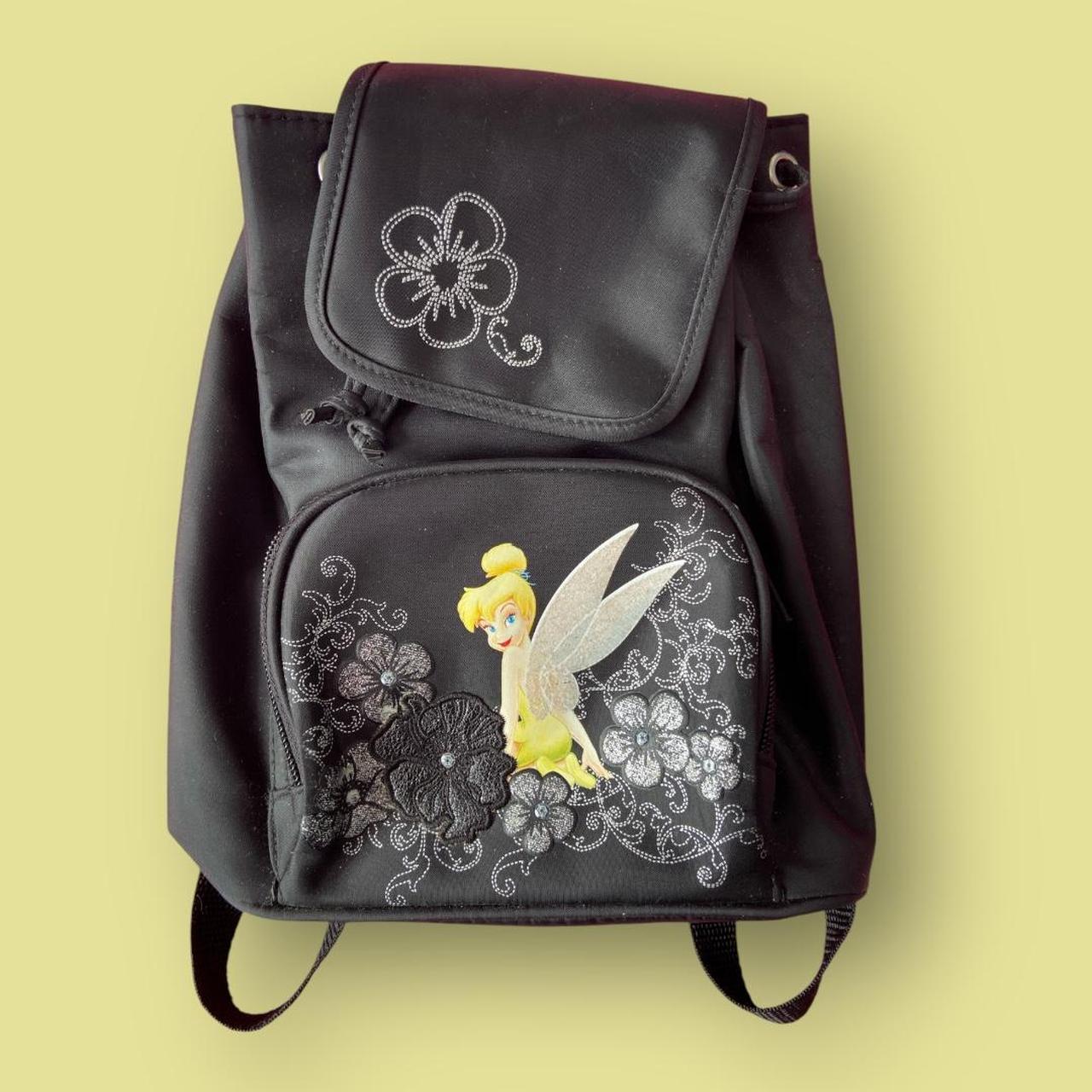 This authentic Disney Tinkerbell drawstring backpack... | Depop