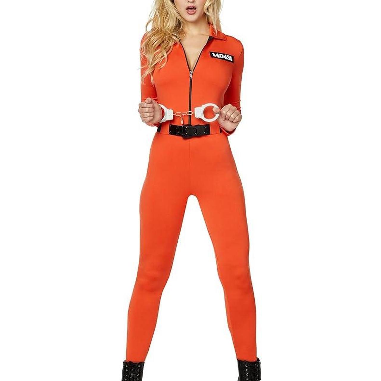 Inmate Halloween costume!! Super cute and flattering... | Depop