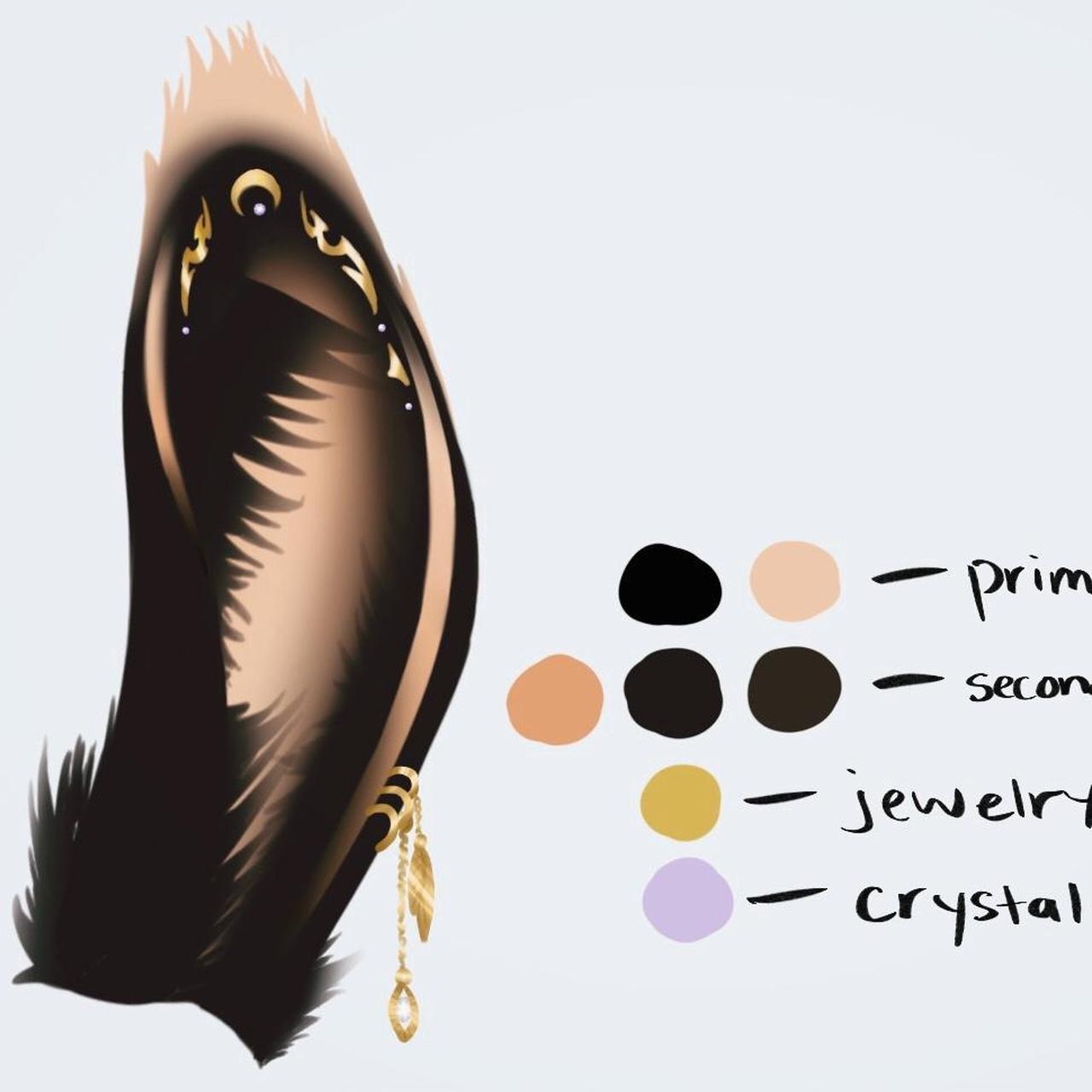 Pixelbie custom bunny/FF14 viera ears up for... - Depop