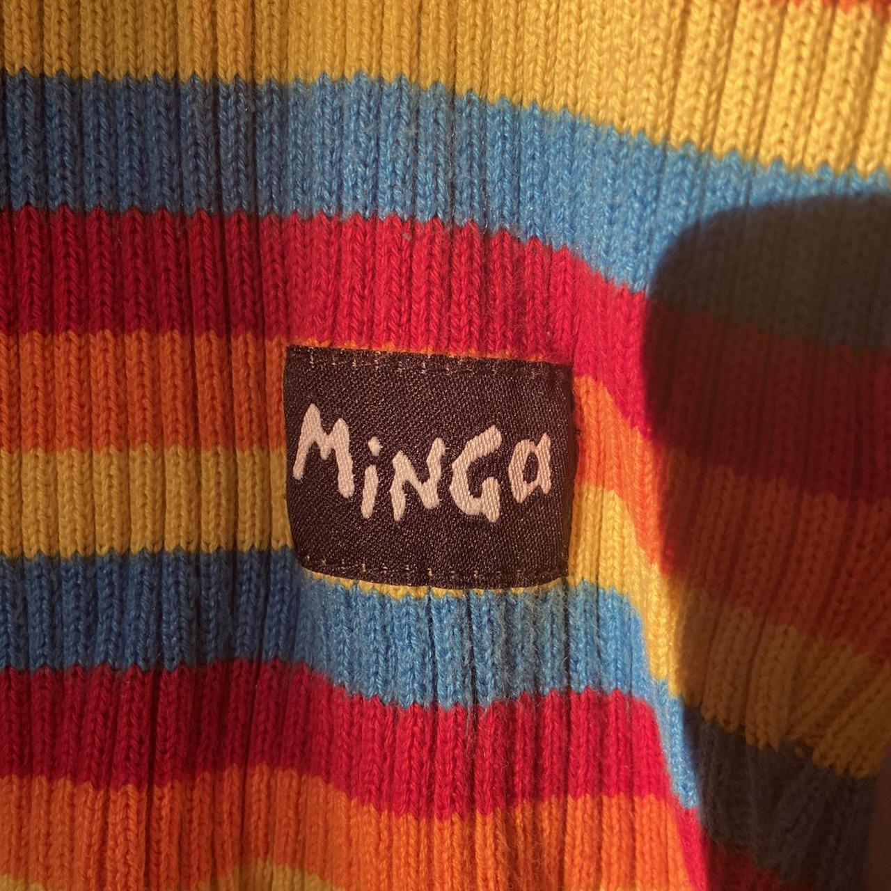 minga london rainbow cropped sweater ☆... - Depop