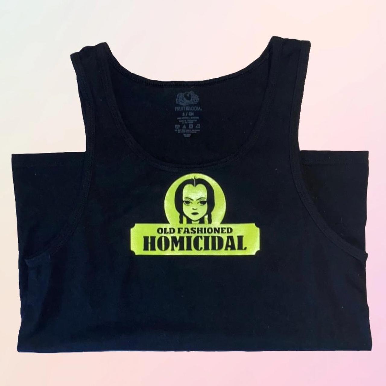 Wednesday Addams, Wendy’s Inspired, Muscle Tank,... - Depop