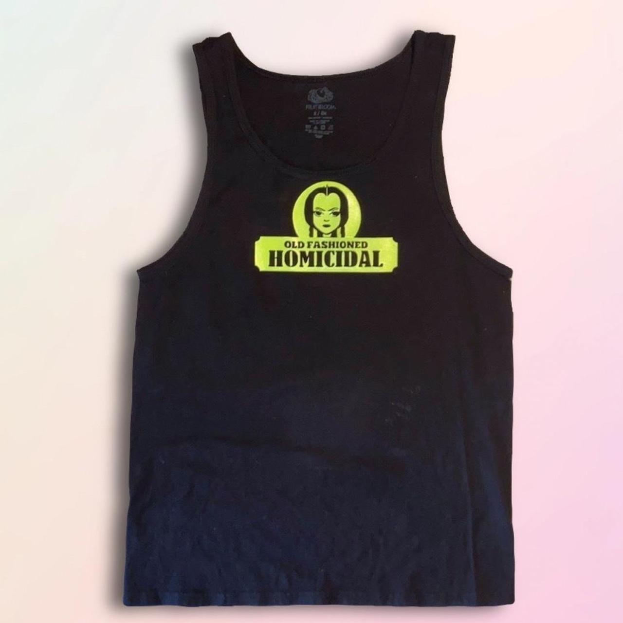 Wednesday Addams, Wendy’s Inspired, Muscle Tank,... - Depop