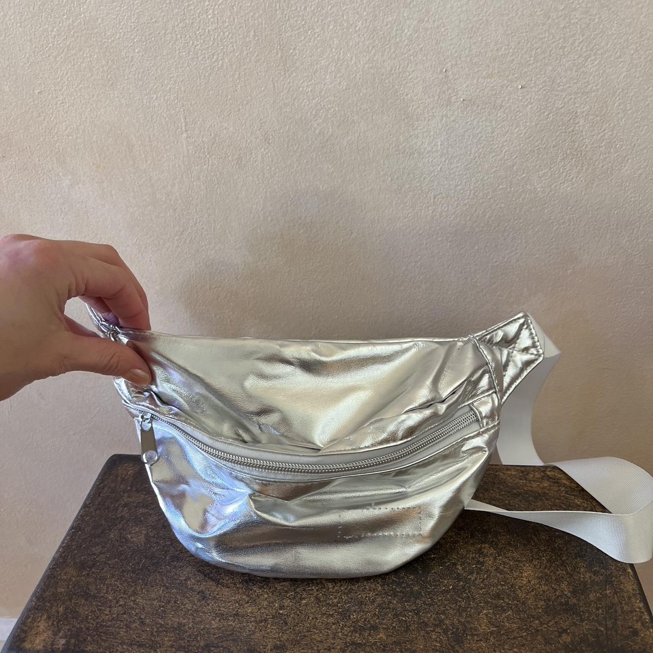 Women's Silver Bag | Depop