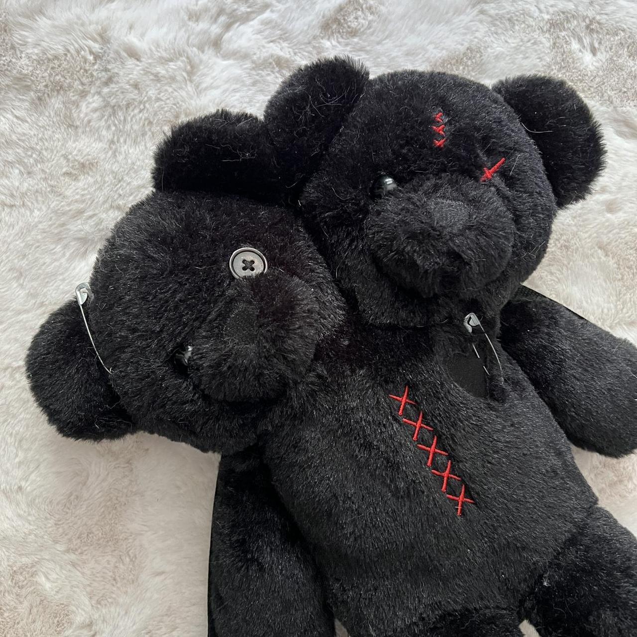 Hot Topic two headed bear plushie backpack Red... | Depop