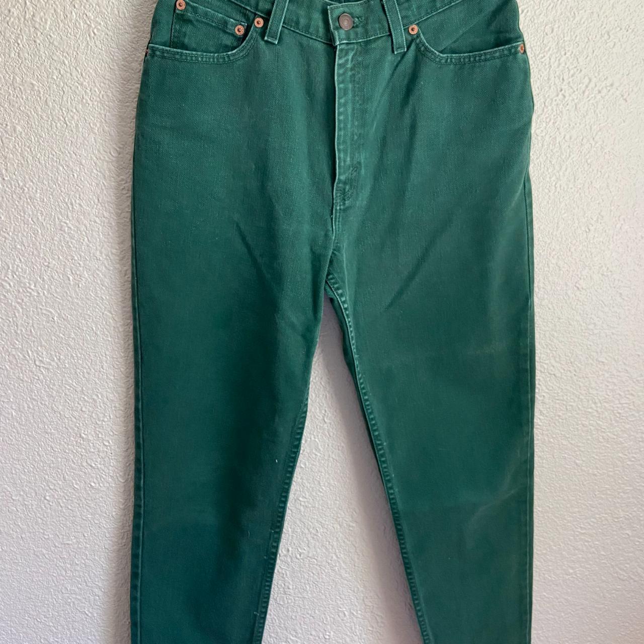 Vintage 90's Green Levi's Jeans. Awesome vintage... - Depop