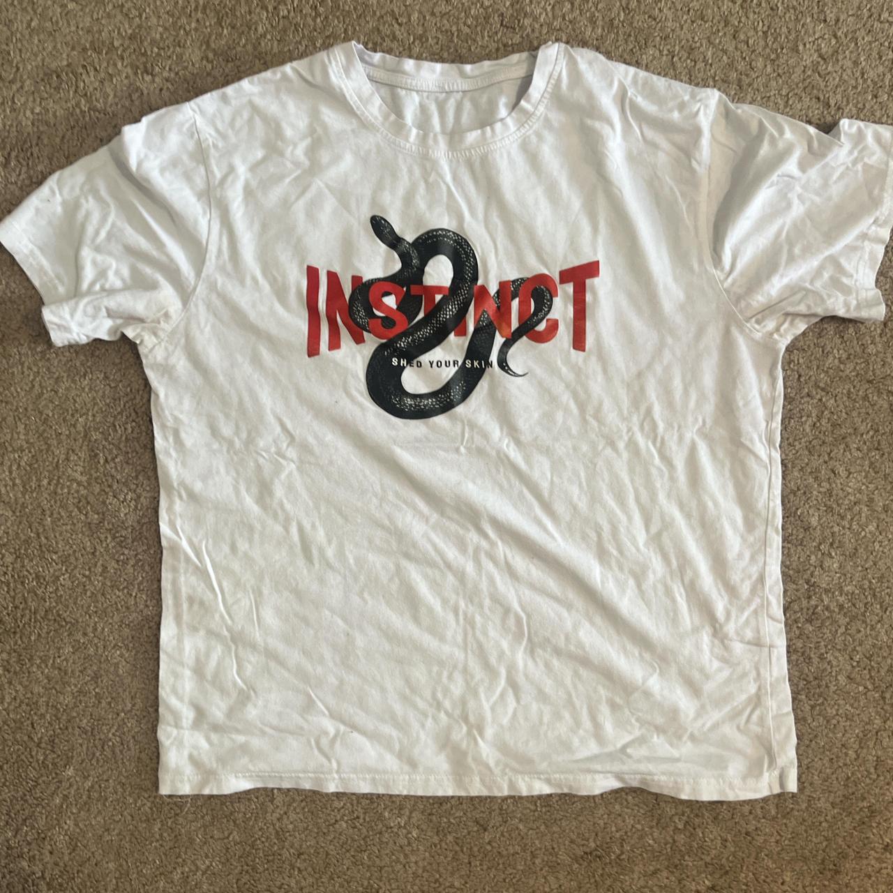 Men’s Instinct Graphic T-Shirt Size: S - Depop