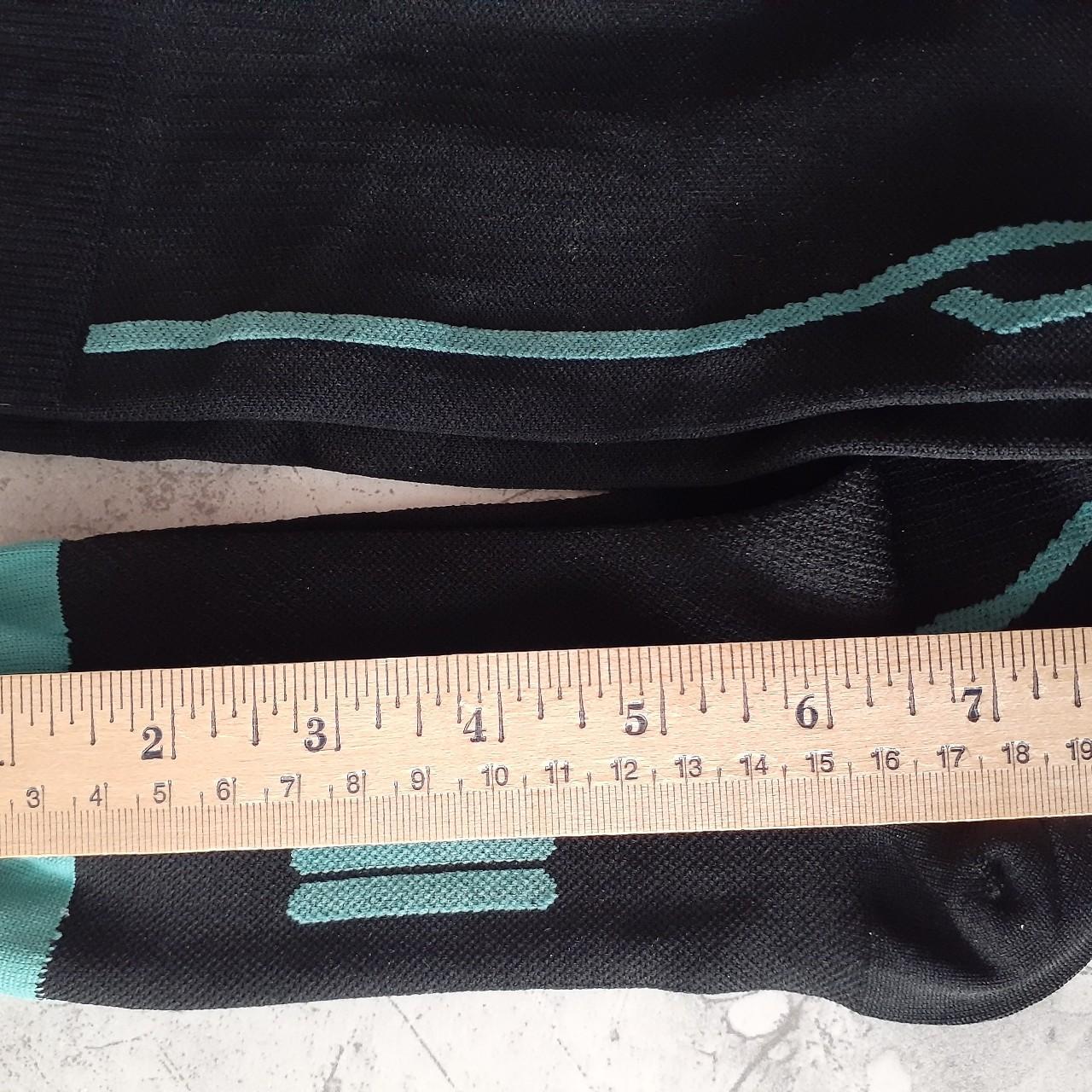 Black & Teal Compression Socks Athletic Socks Knee... | Depop