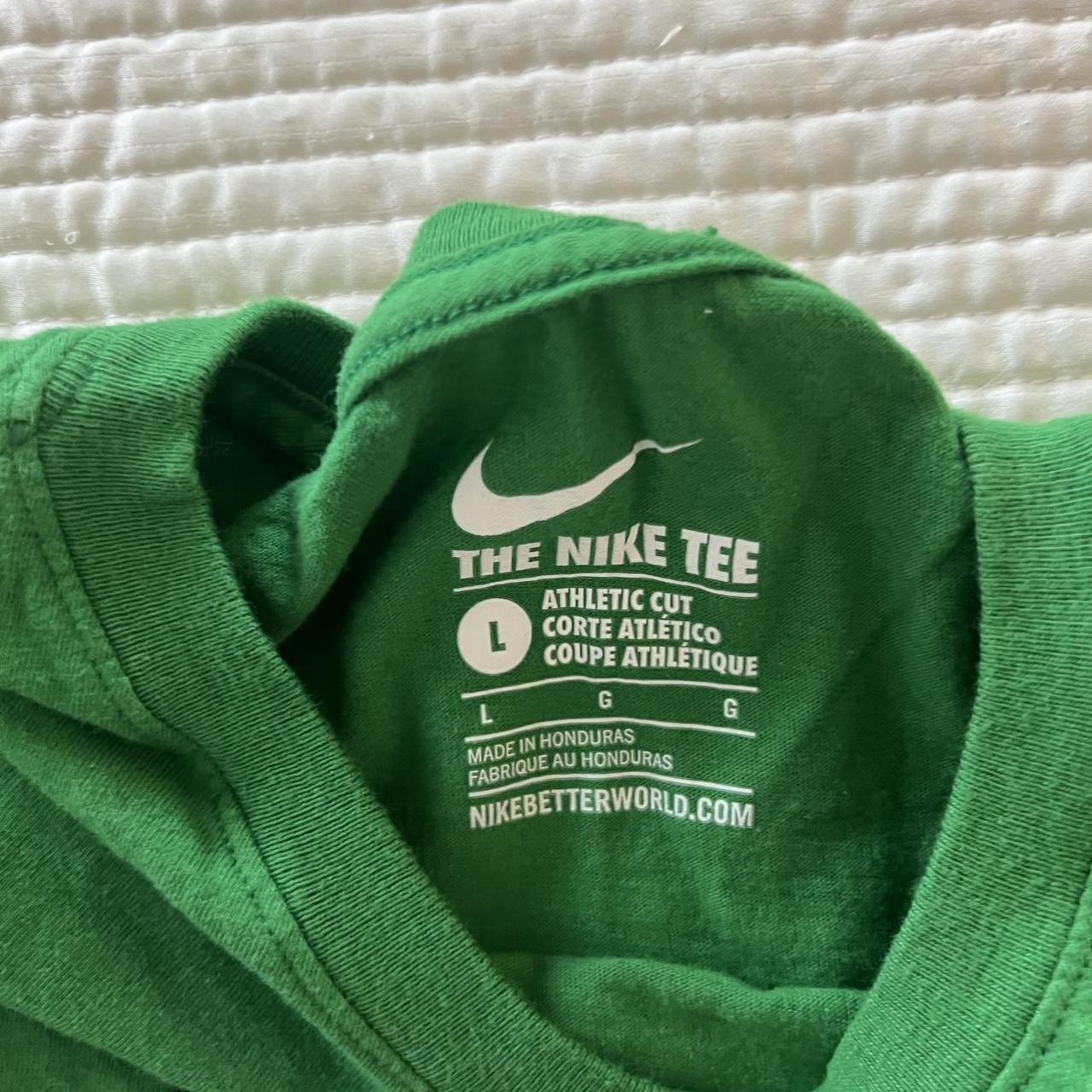 rare Nike eybl green t shirt - Depop