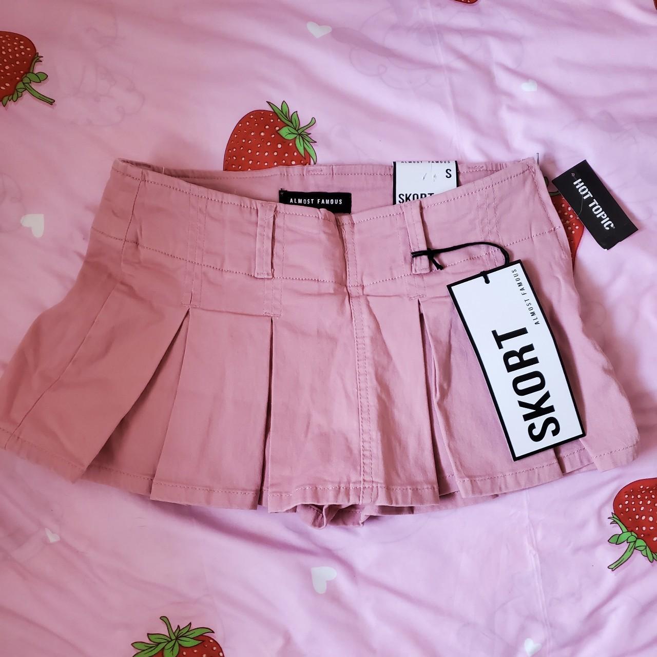 Hot Topic Y2k Micro skirt/skort ☆ small and short,... - Depop