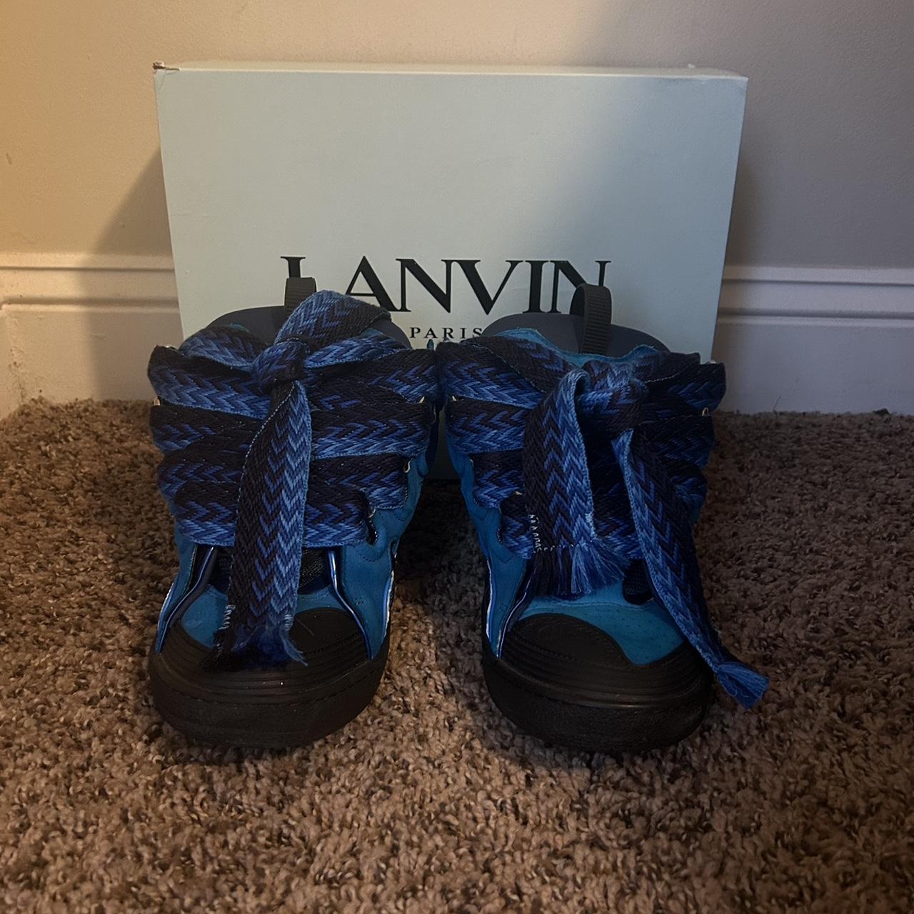 Blue and black Lanvin sneakers #Lanvin #Sneakers dm... | Depop