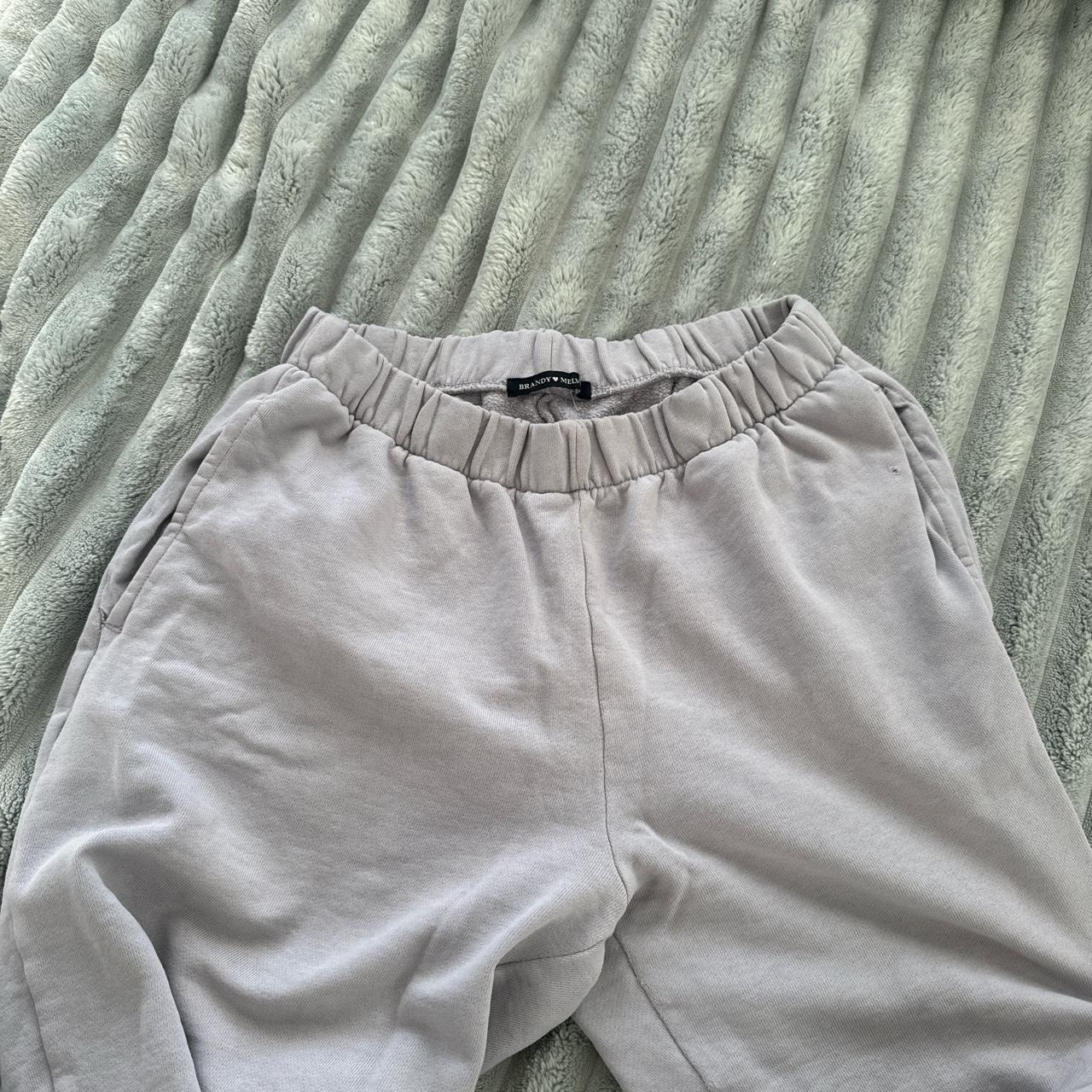 brandy melville sweatpants. pretty lavender color!... - Depop