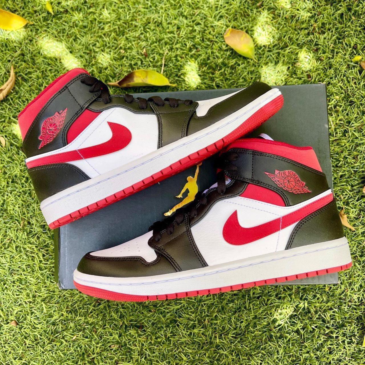 Men’s Nike Air Jordan 1 mid Brand new Factory... - Depop