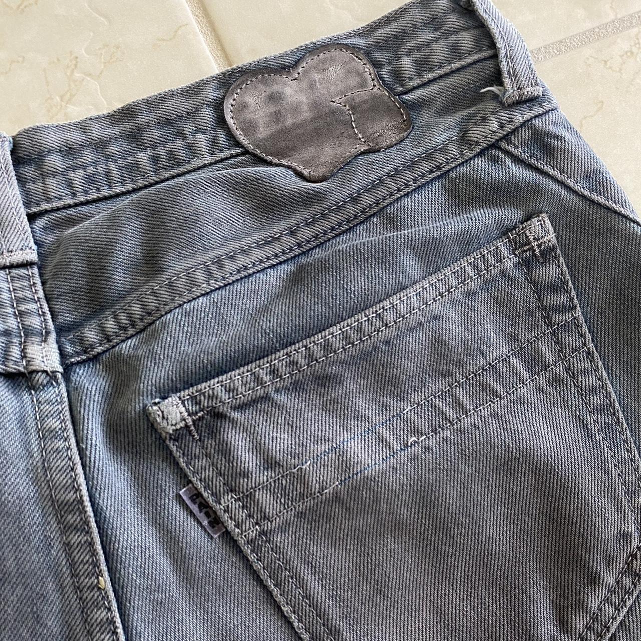 Number (N)ine Men's Blue and Grey Jeans | Depop