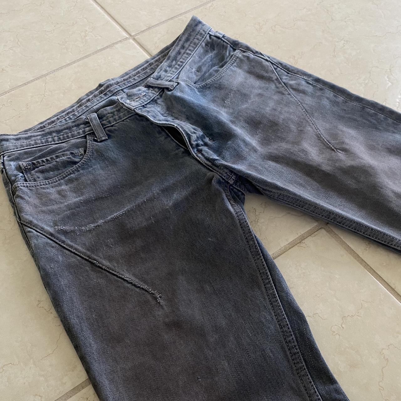 Number (N)ine Men's Blue and Grey Jeans | Depop