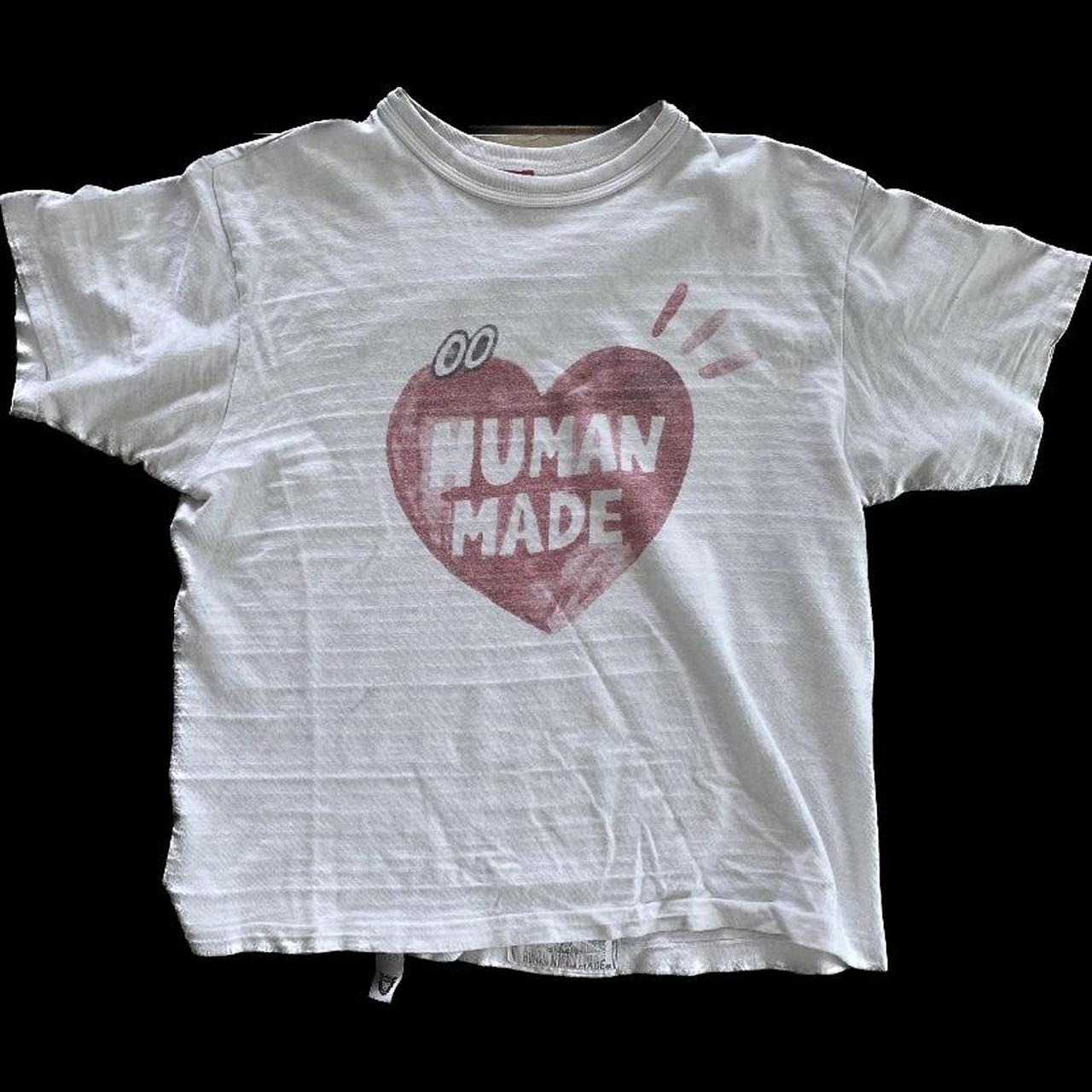 OG Human Made T-Shirt Rare Faded Design Size Large... - Depop