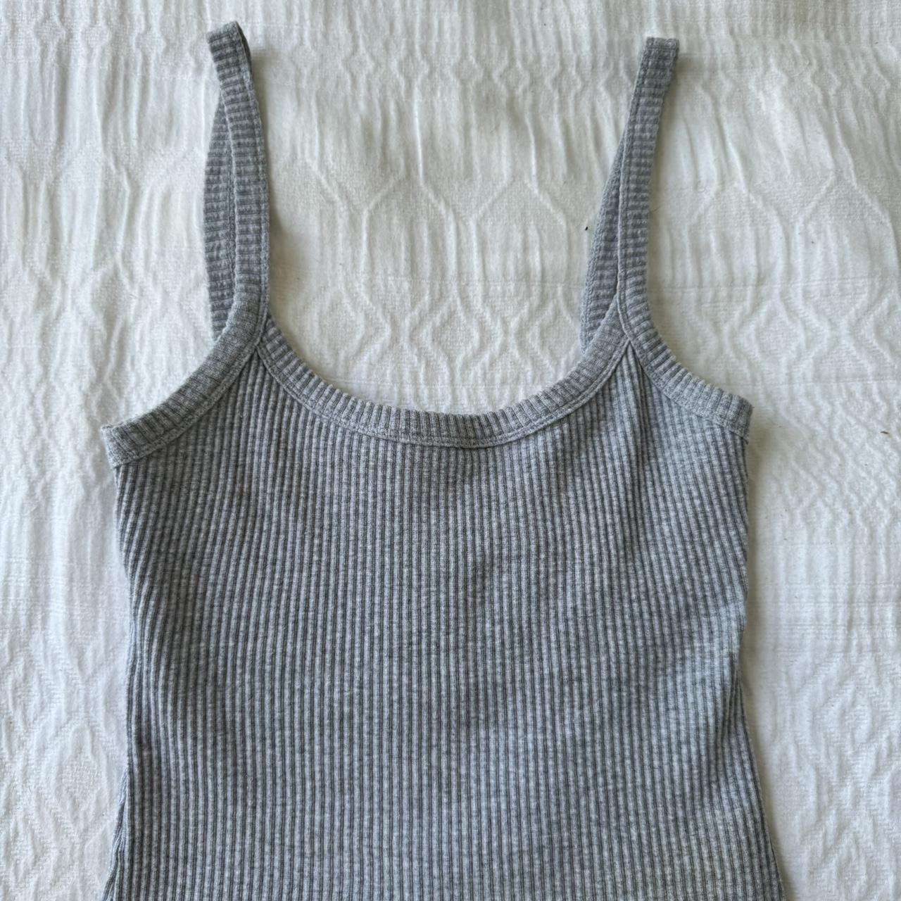supre grey riri tank worn once, perfect condition... - Depop