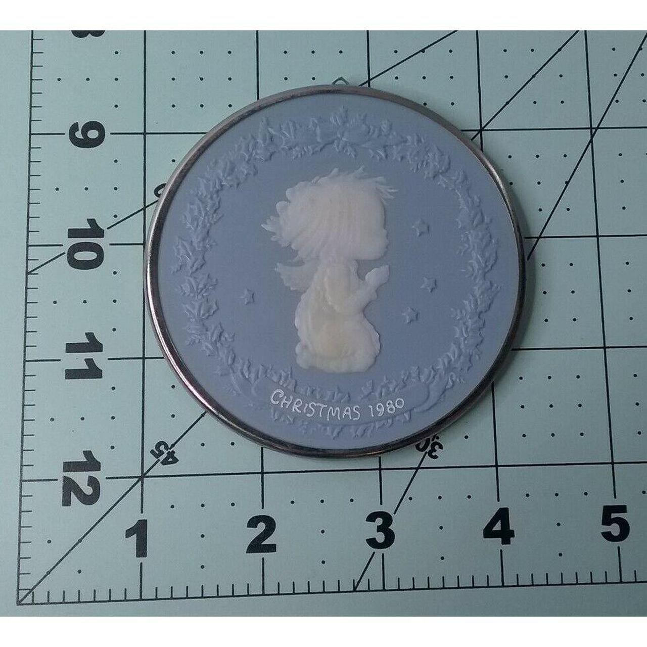 Vintage 1980 Rossetti Blue Christmas Prayer Angel... - Depop