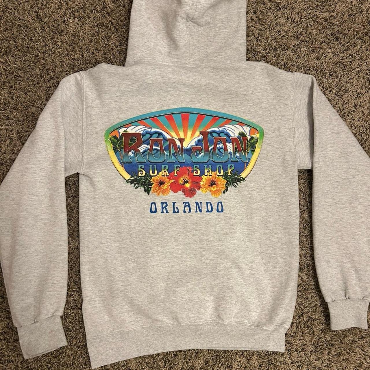 ron jon orlando hoodie size xs but fits like a... | Depop
