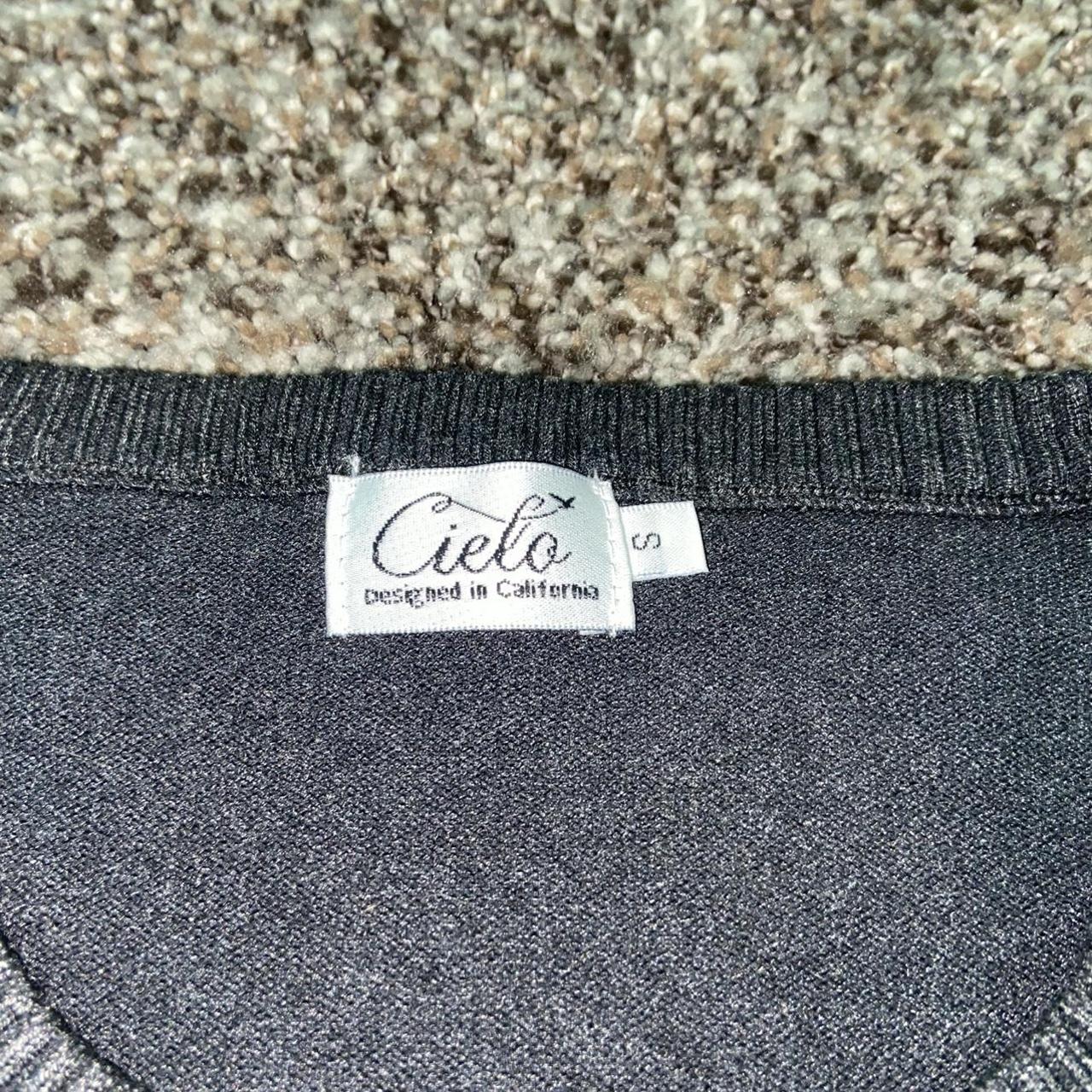 Cielo Sweater with gold button accents -never worn... - Depop