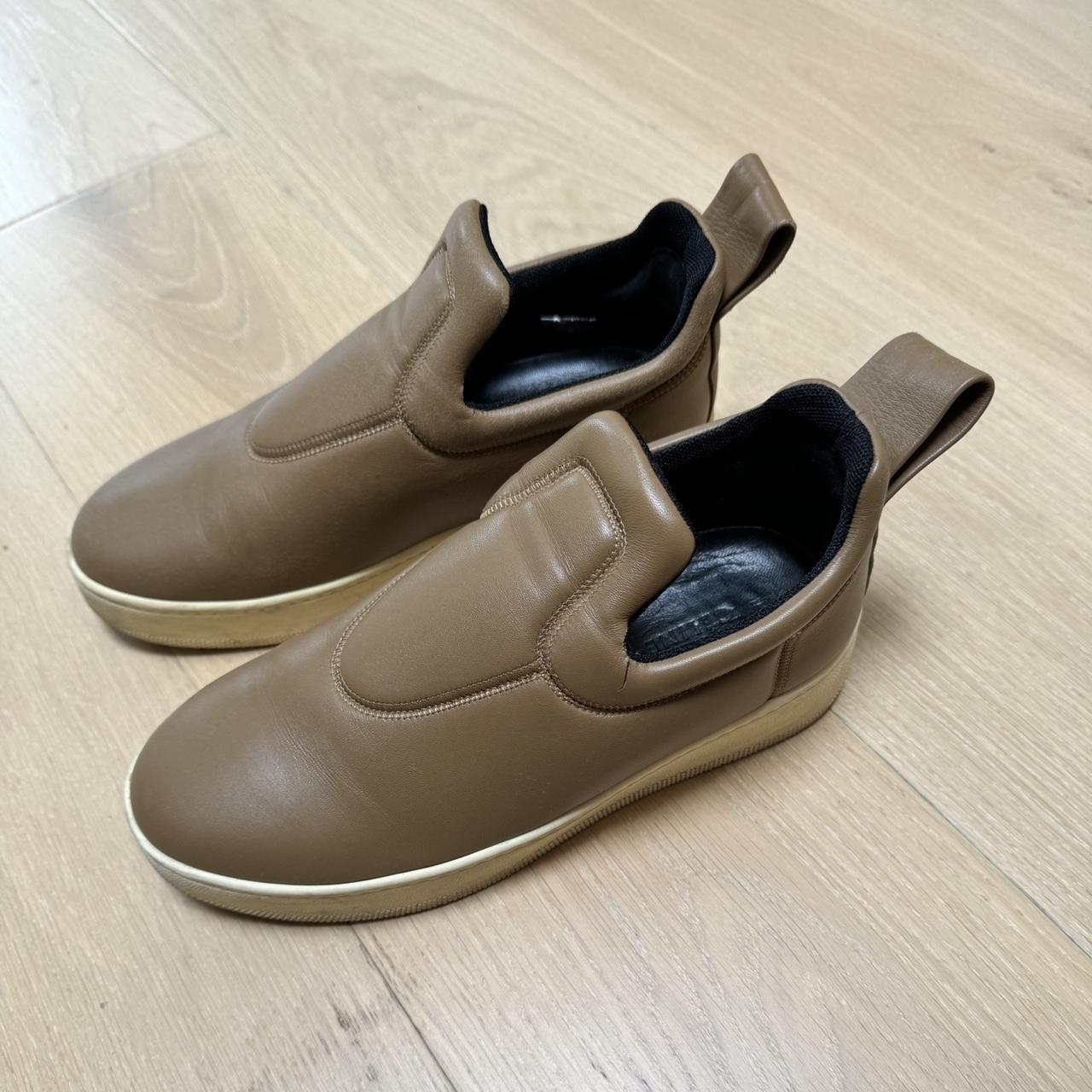 Celine Slip-On Leather Sneaker Size 38 Made in... - Depop