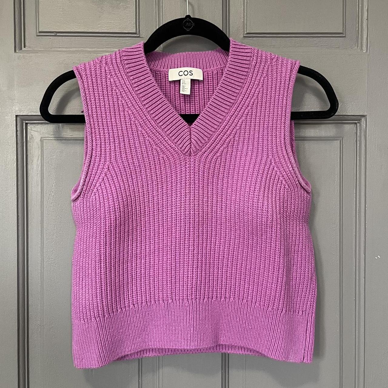 COS Sweater Vest Size XS Lightly Worn 53% Cotton,... - Depop