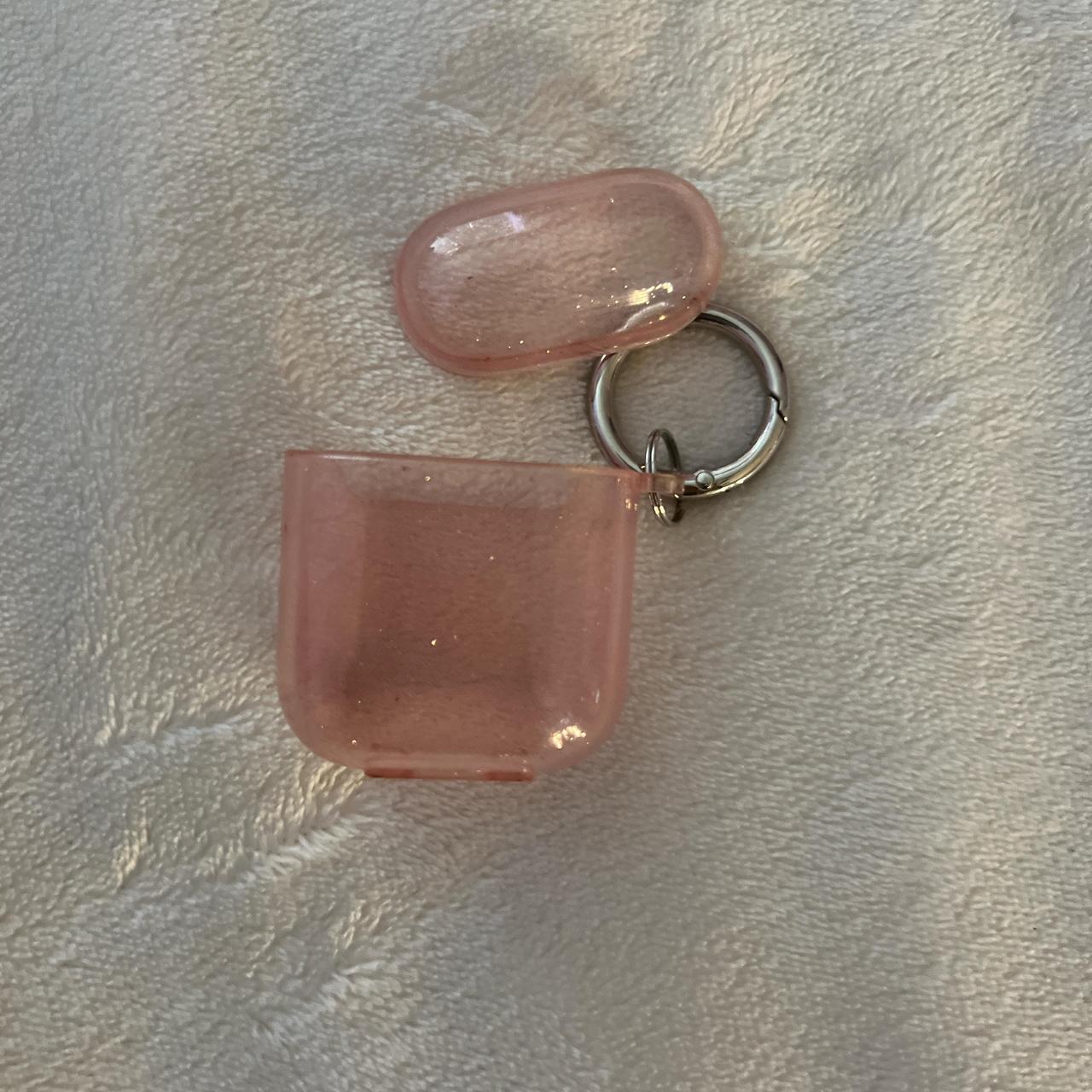 glitter pink AirPod case - Depop