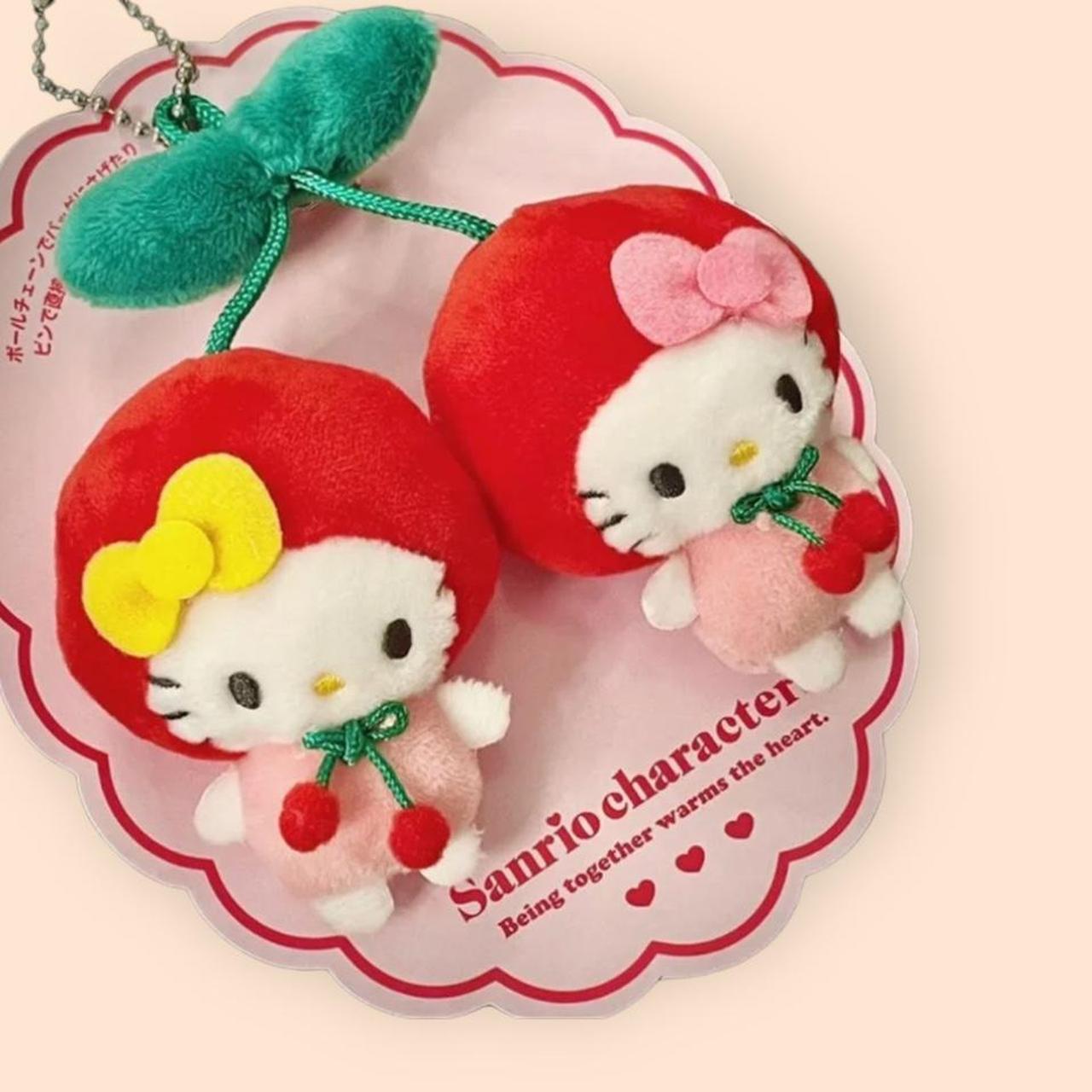 Hello kitty / Pompompurin cherry plush... - Depop