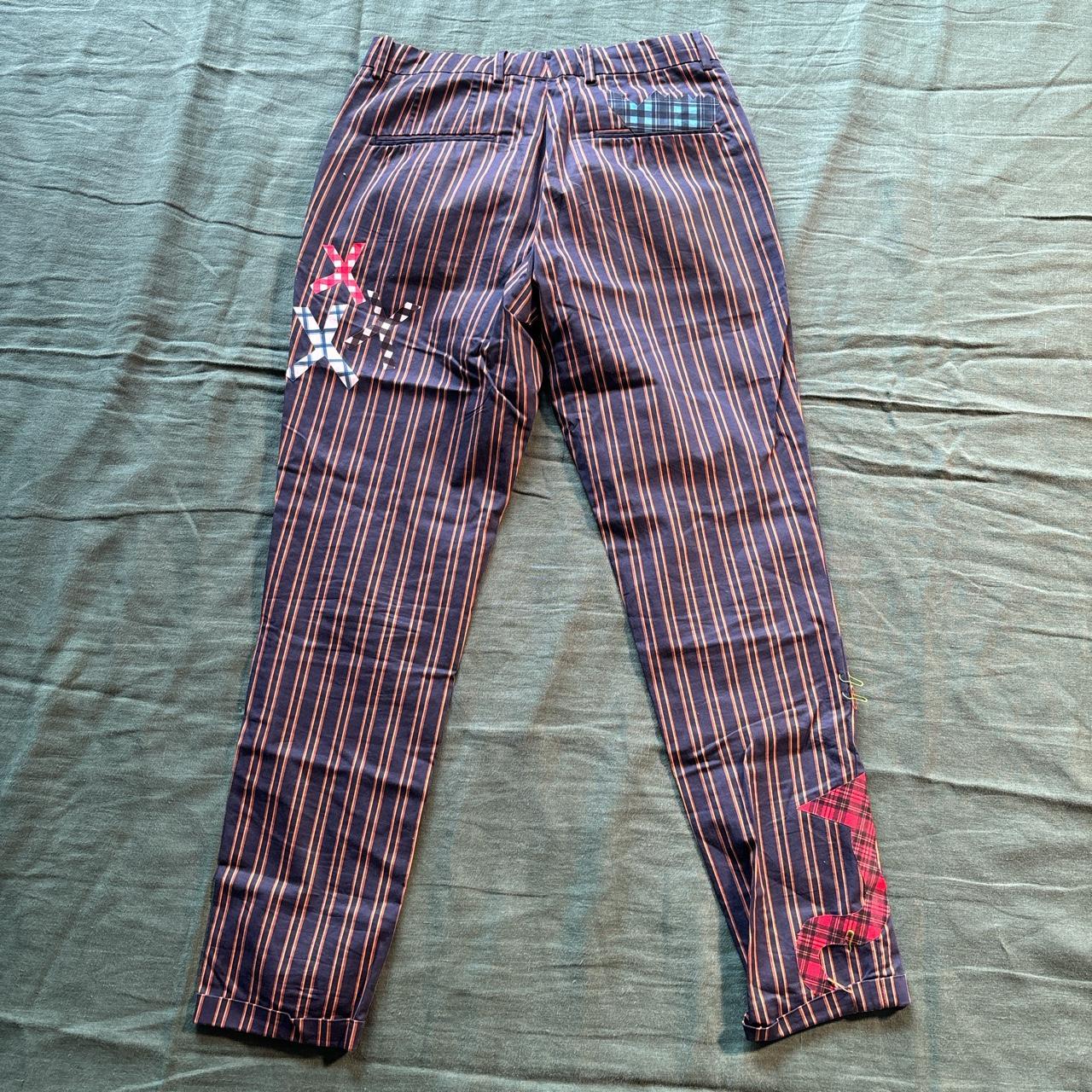 Scotch soda Stripe pant with shotty appliqué... - Depop