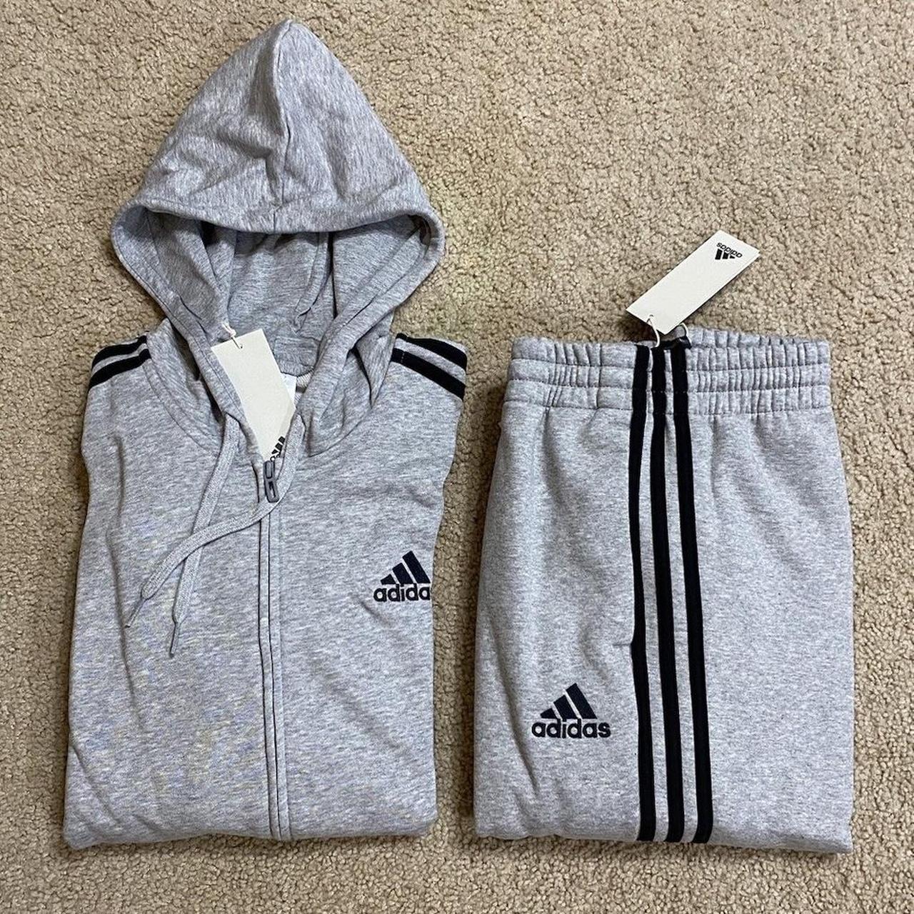 adidas Essentials Tracksuit Mens Authentic 2 Piece... | Depop
