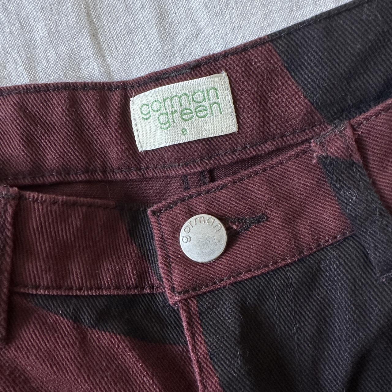 Gorman burgundy wide leg jeans - high waisted fit -... - Depop