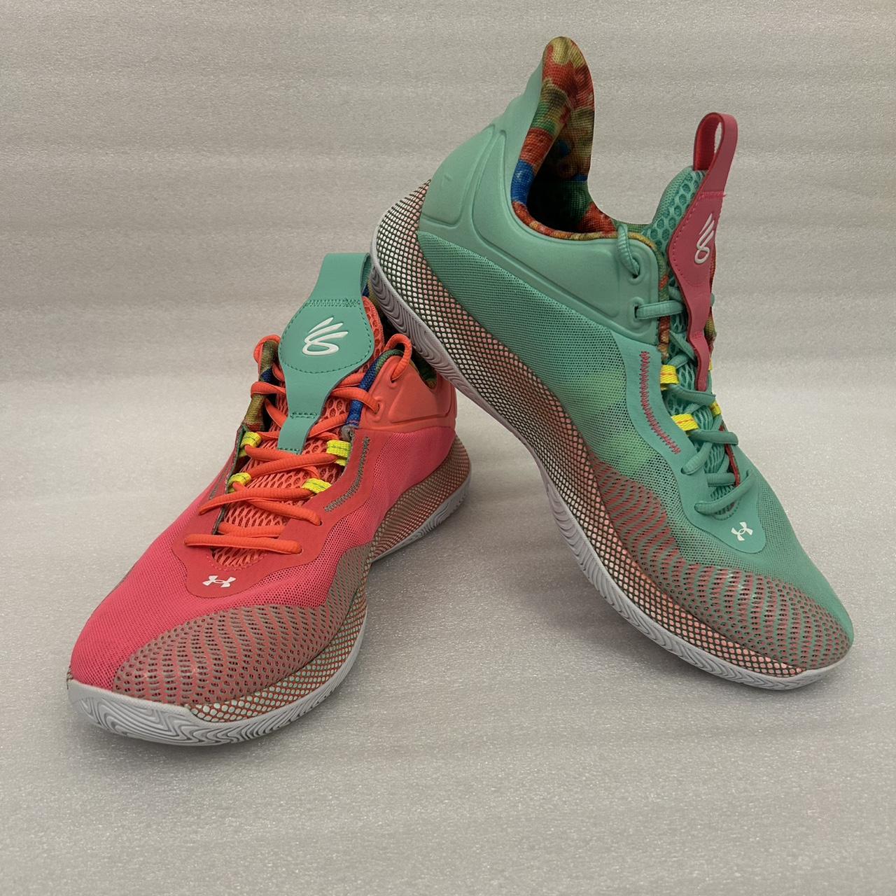 Curry UA Hovr Splash 2 “Sour then Sweet” basketball... | Depop