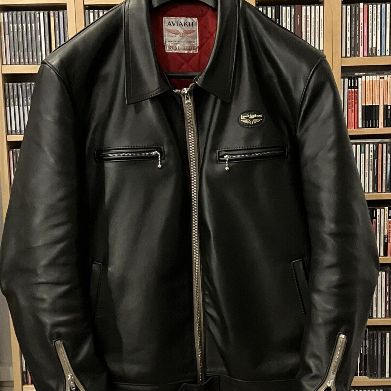 Lewis Leathers 551 Dominator Leather Jacket XL 52” - Depop