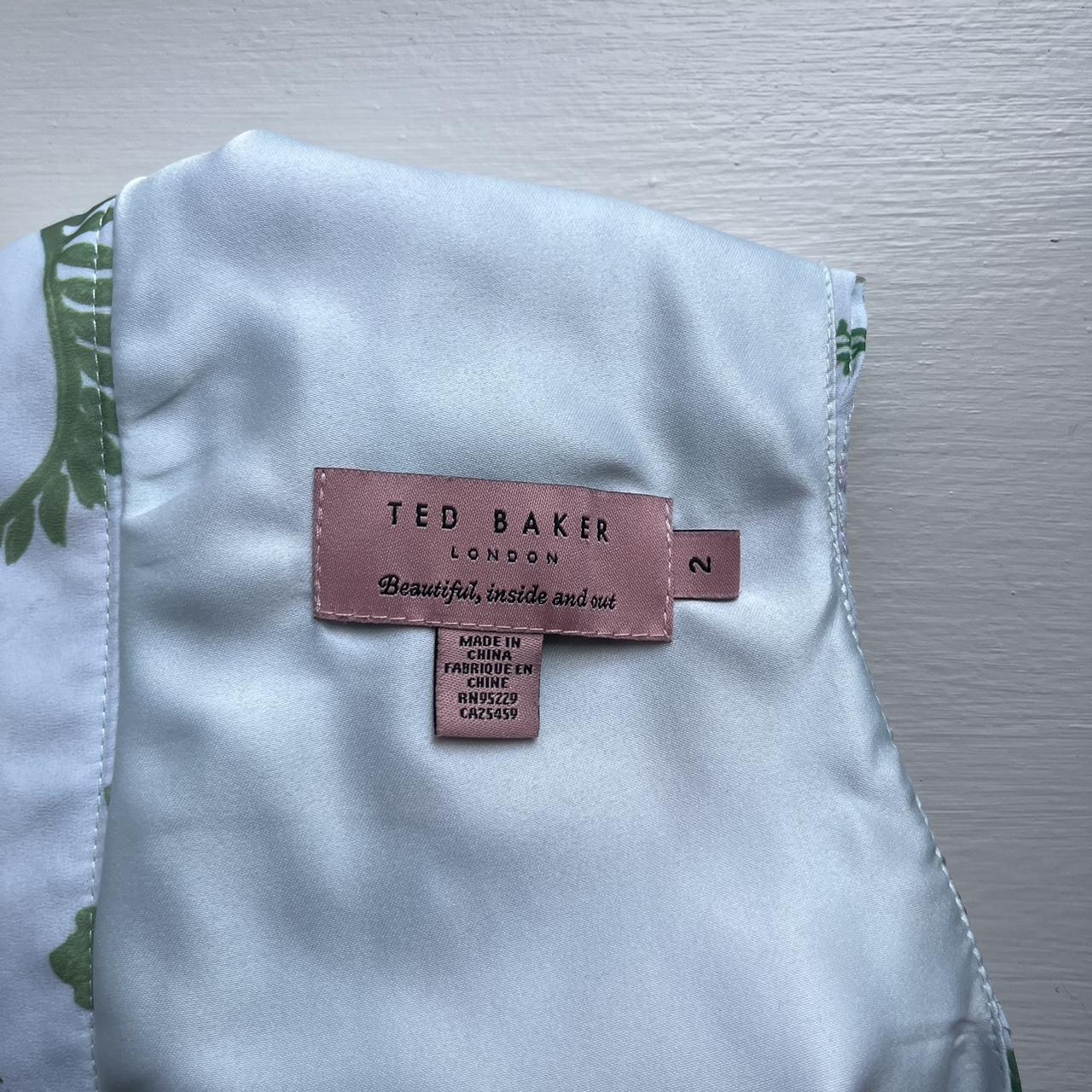Ted Baker dress, size 2 worn a coupe of times - Depop