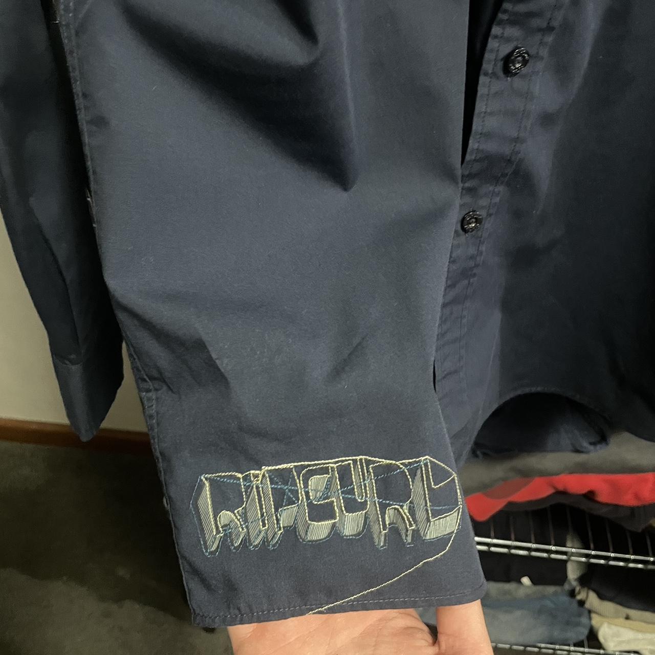 Vintage rip curl long sleeve button up Size L and... - Depop