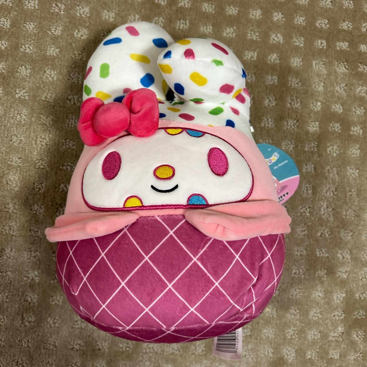 My melody ice cream sundae squish mallow plushie.... - Depop