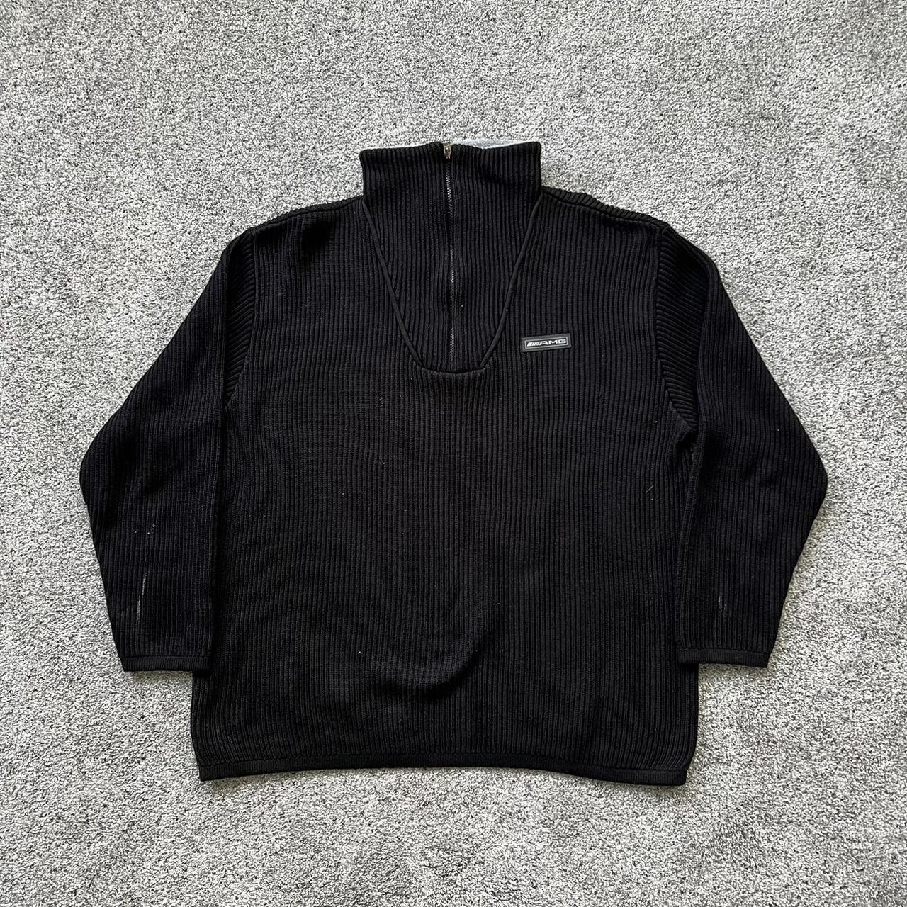 Mercedes Benz AMG Half Zip Heavyweight Pullover... - Depop